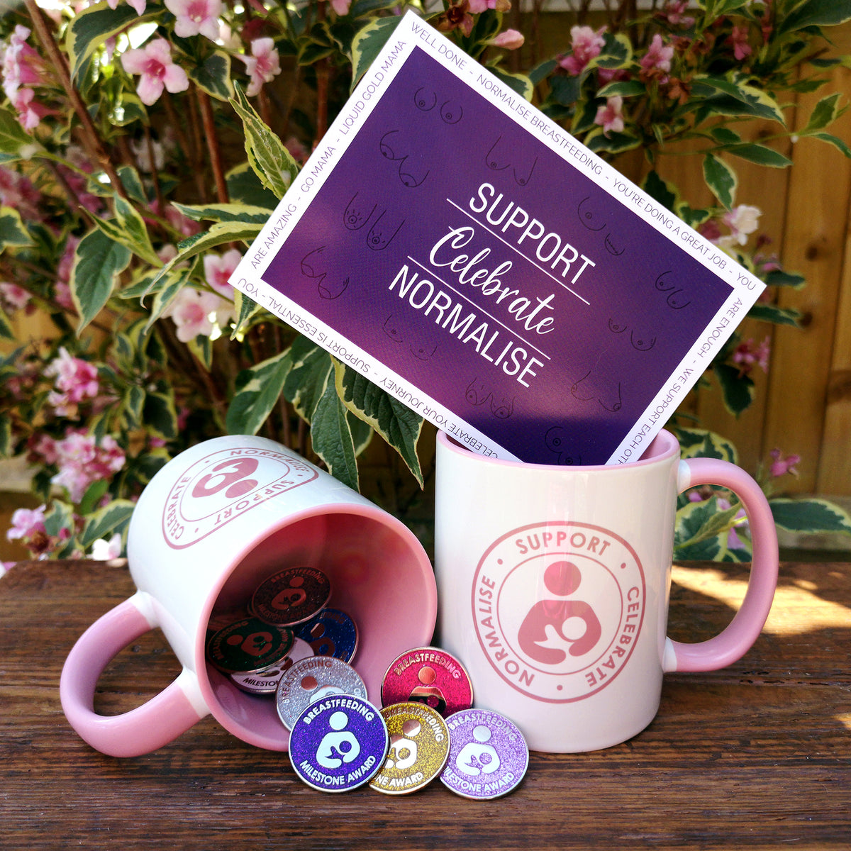 Breastfeeding Milestone Award Enamel Pins – T & Belle